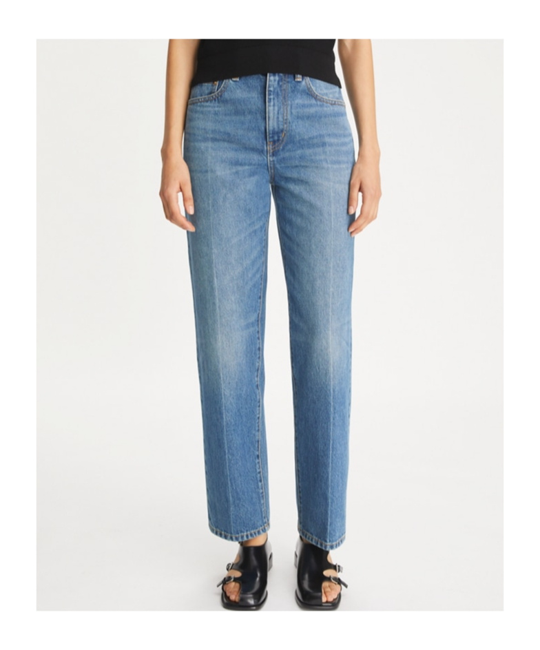 TORY BURCH Tory Burch Slim Jeans with Zippered Placket